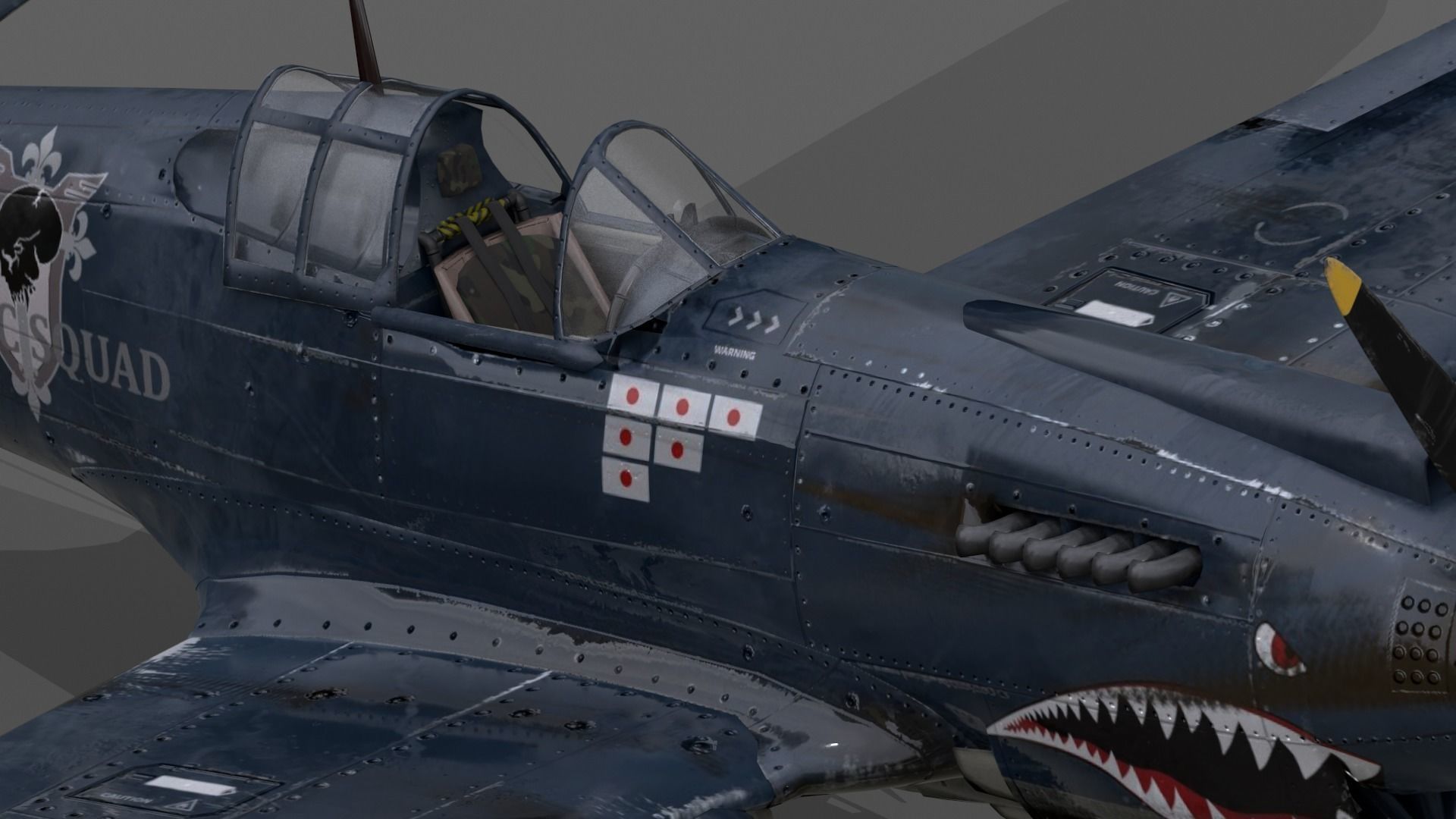 P40 WARHAWK 3D model | CGTrader