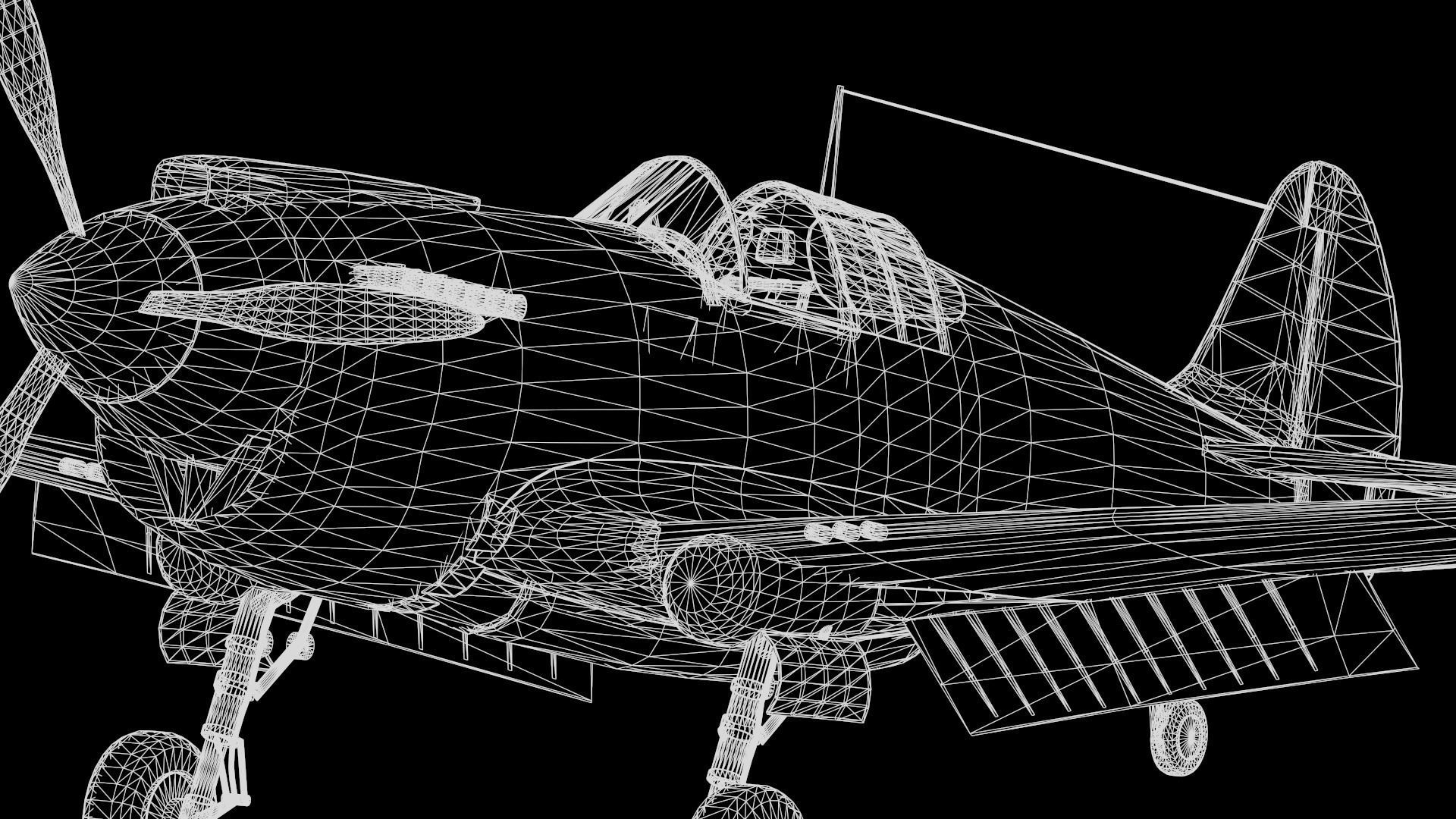 P40 WARHAWK 3D model | CGTrader