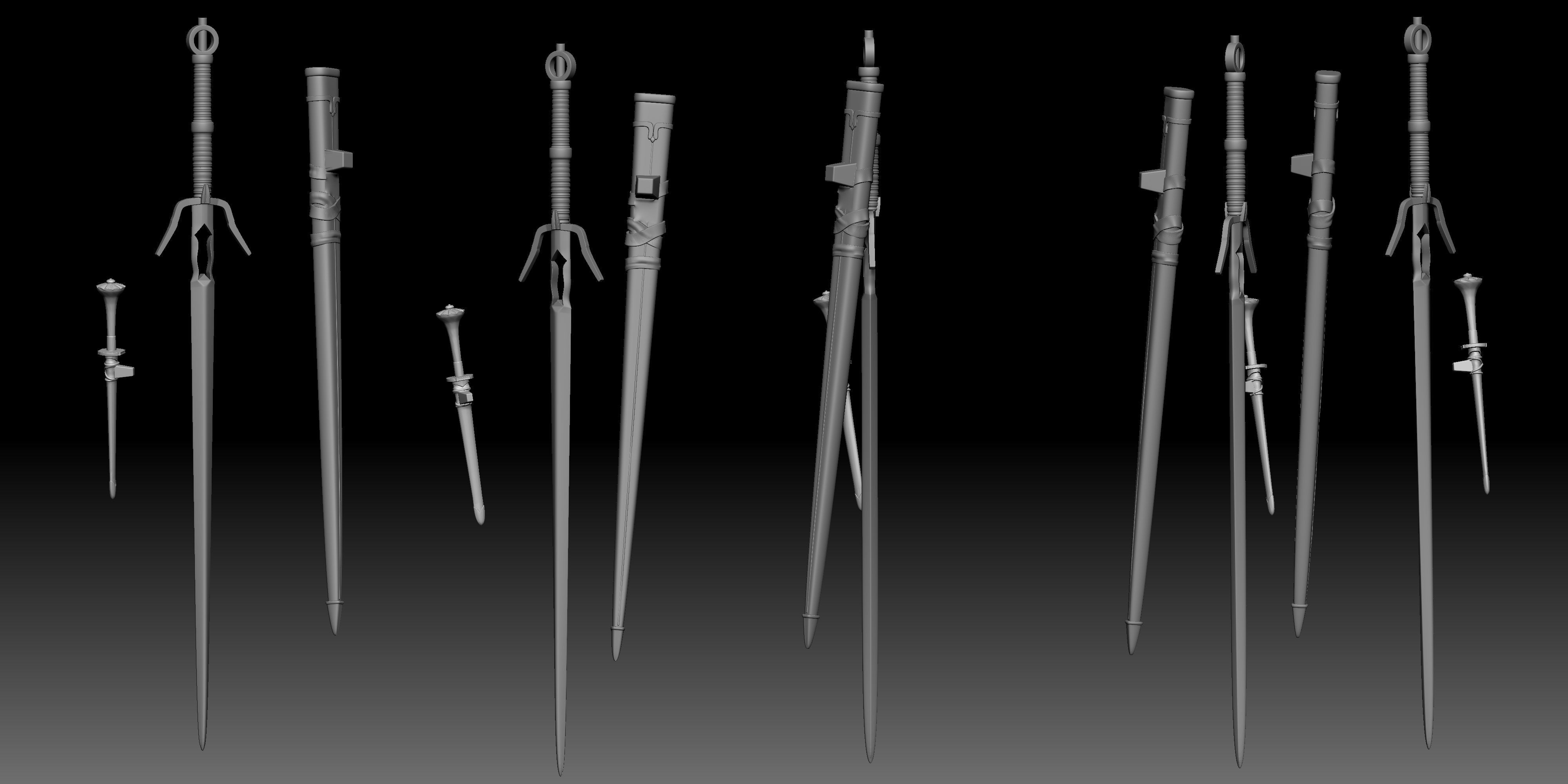 Ciri The Witcher 3D model 3D printable | CGTrader