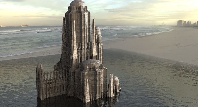 Desert fortress 1 3D model | CGTrader