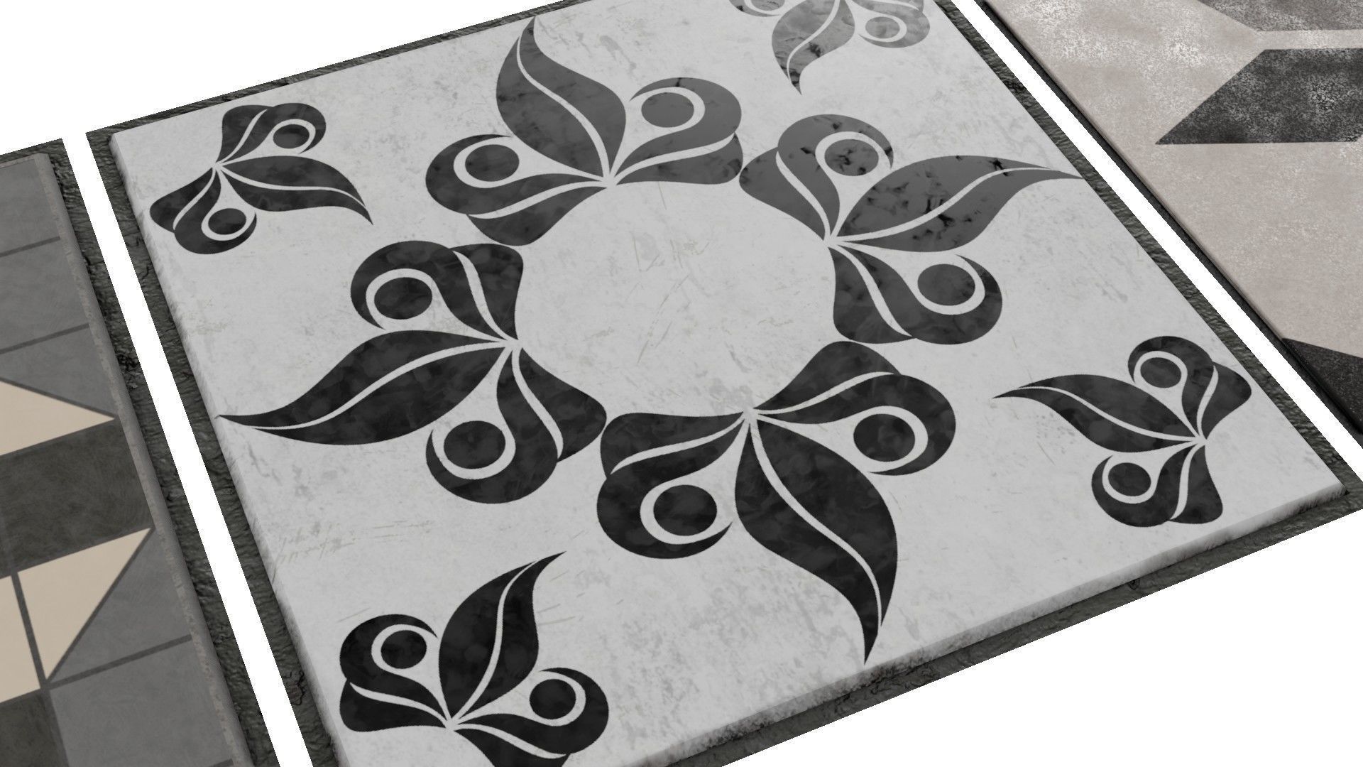 3D model Tiles 3D Model Collection VR / AR / low-poly | CGTrader