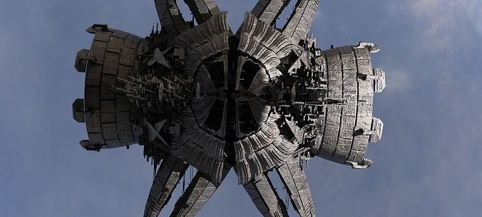 Galactic observation relay Drill 3D model | CGTrader