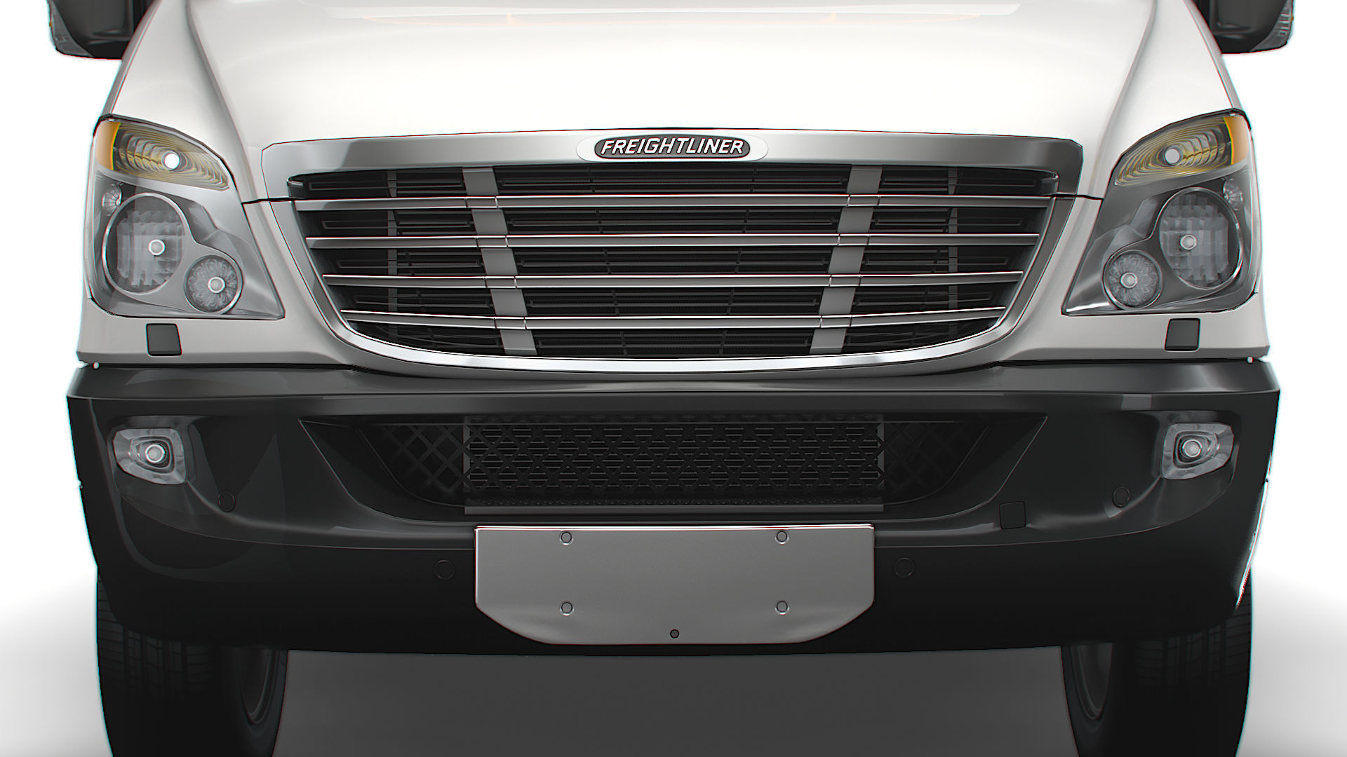 Freightliner Sprinter Box Ambulance 2008 3D model | CGTrader