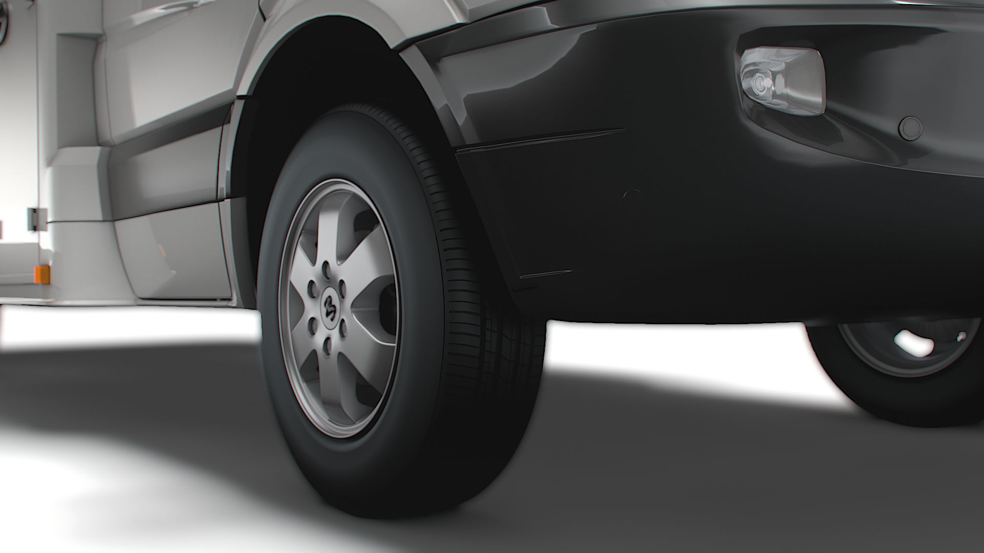 Freightliner Sprinter Box Ambulance 2008 3D model | CGTrader