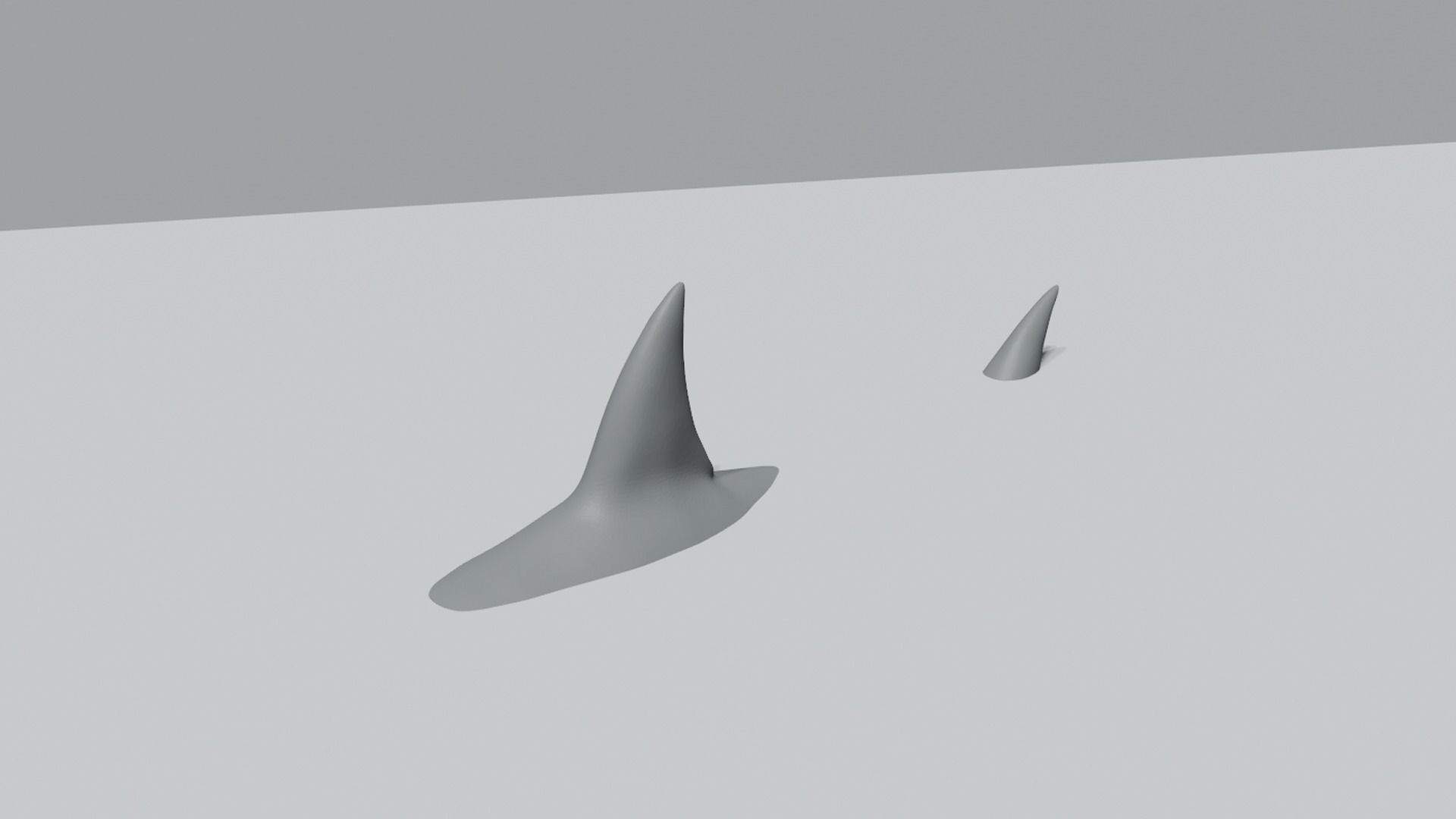Shark Fin and Tail - Creative Decoration - STL Printable 3D model 3D ...