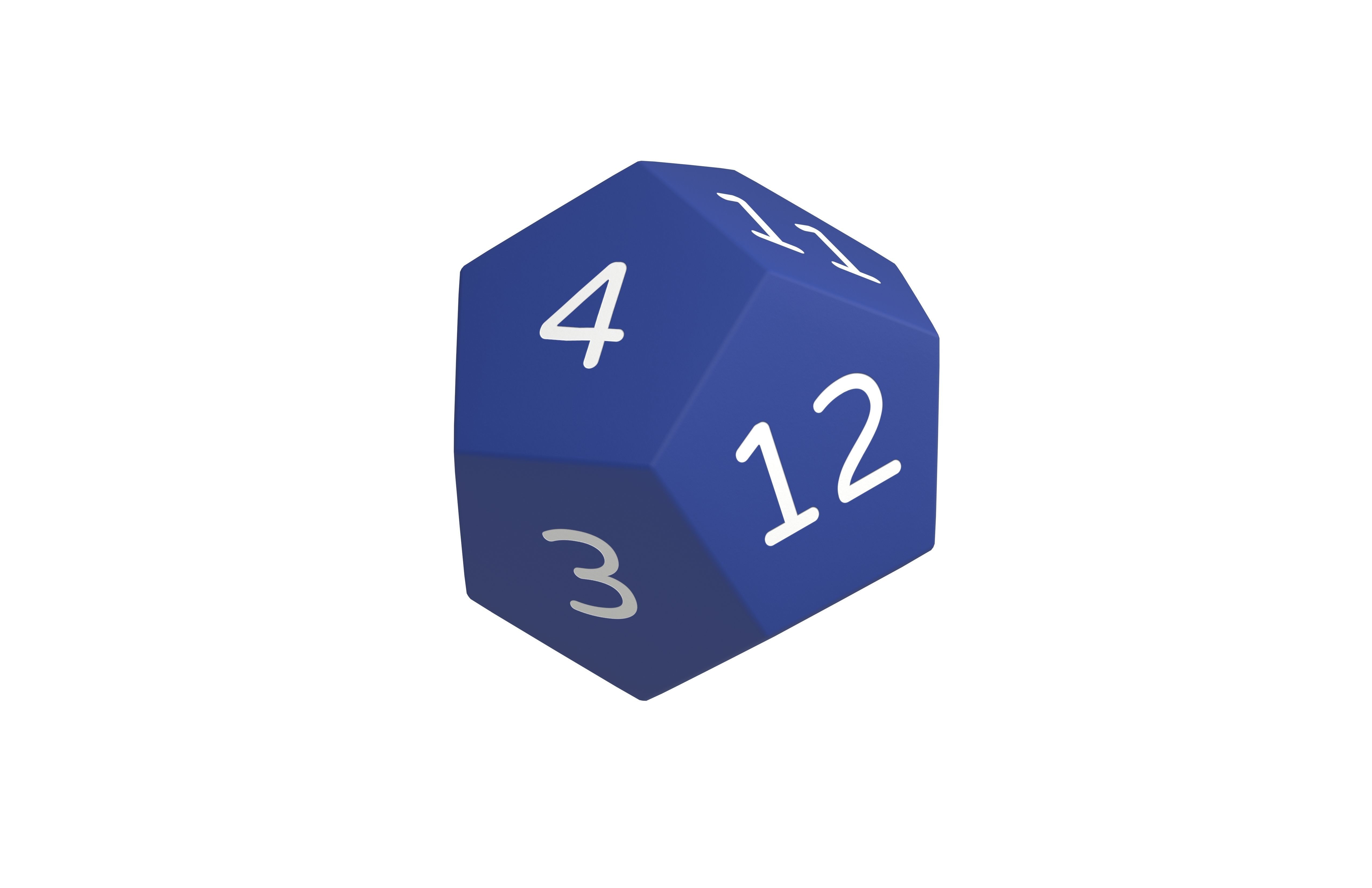 3D model D12 Dice V1 003 VR / AR / low-poly | CGTrader