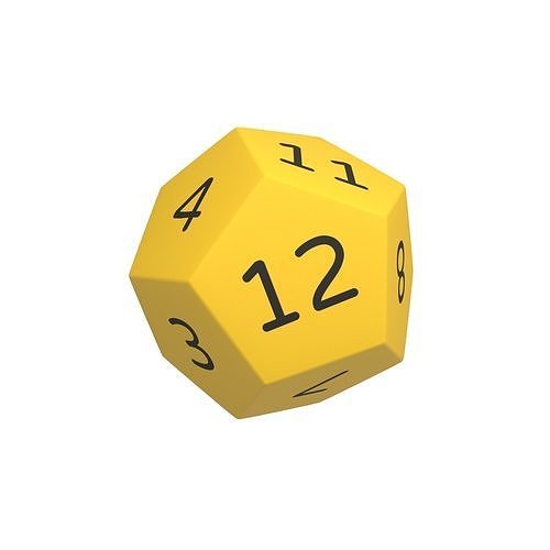 3D model D12 Dice V1 005 VR / AR / low-poly | CGTrader