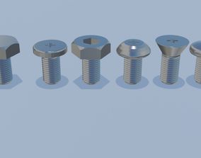 Free Nut bolt 3D Models | CGTrader