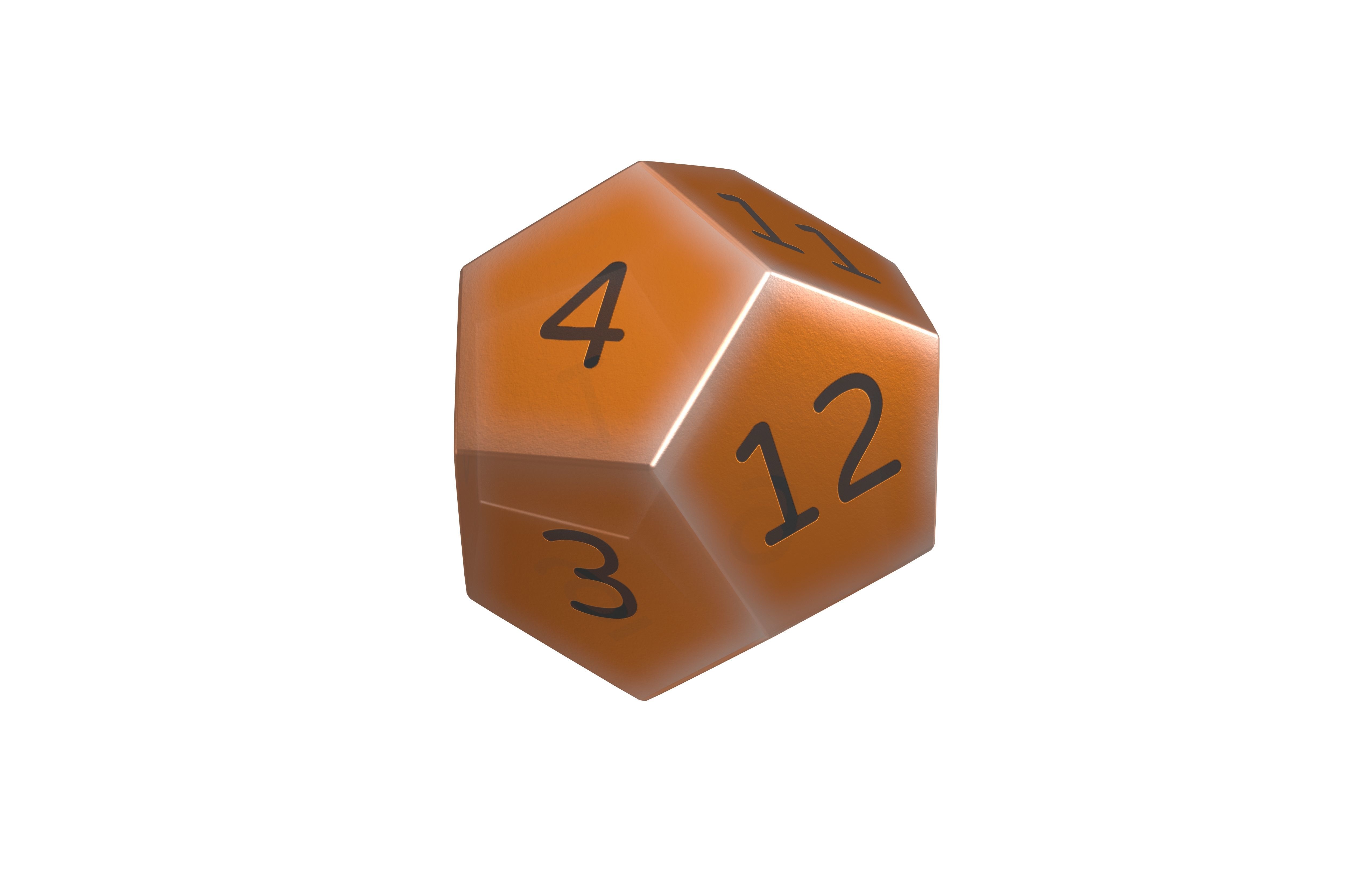 3D model D12 Dice V1 019 VR / AR / low-poly | CGTrader