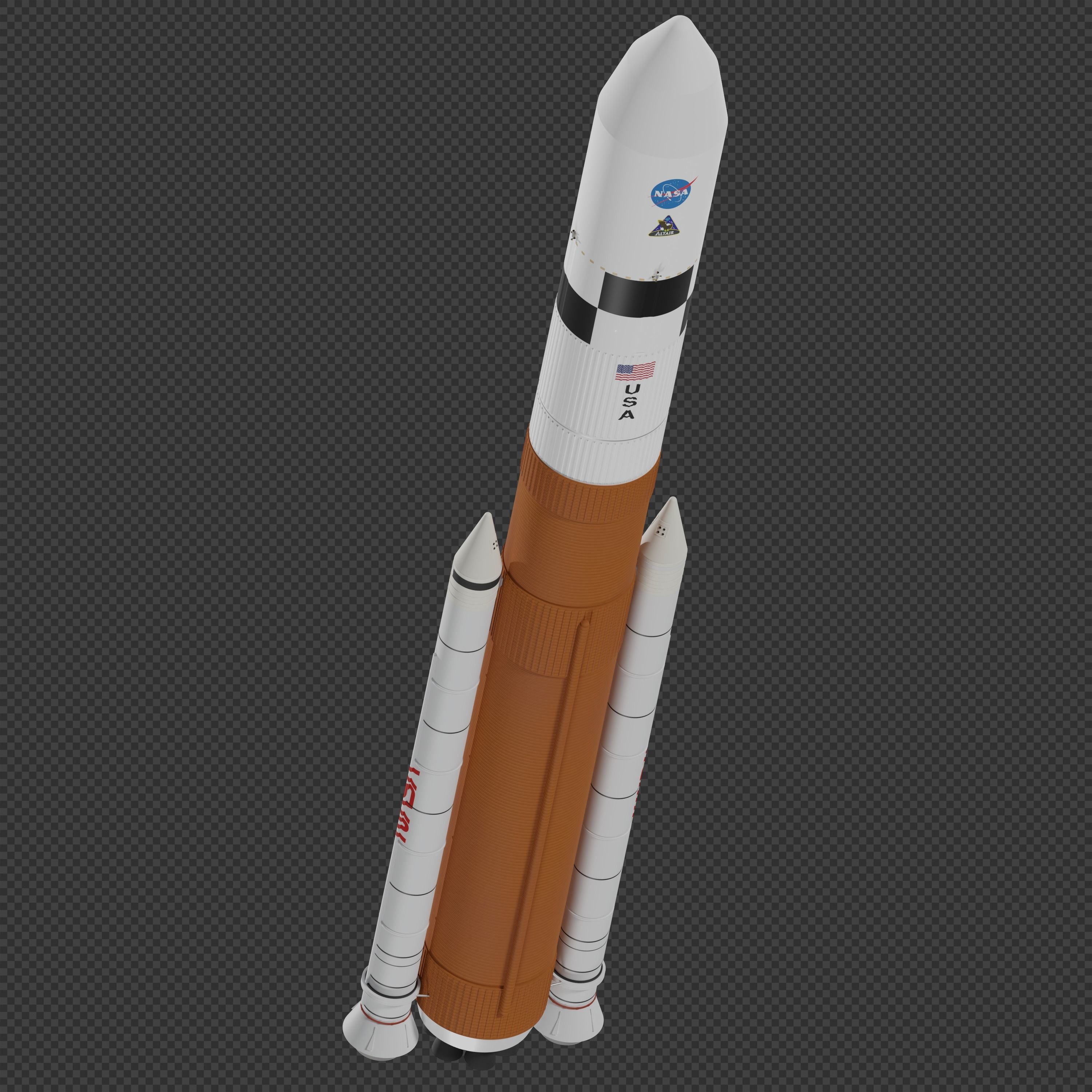 Ares V Rocket 3D model | CGTrader