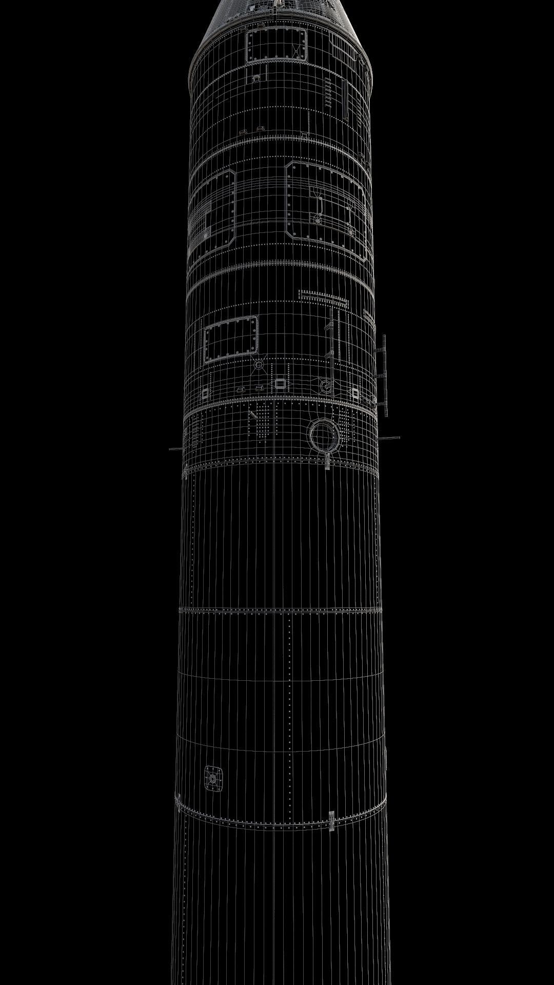 High quality 3d model Mercury-Redstone rocket 3D model | CGTrader