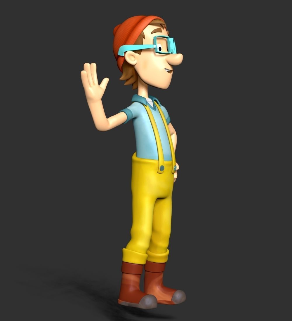 Captain Turbot - PAW Patrol 3D model 3D printable | CGTrader