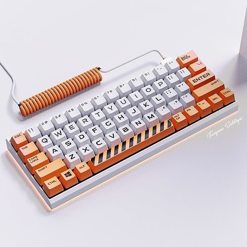 Gaming Keyboard Mid Poly 3D model | CGTrader