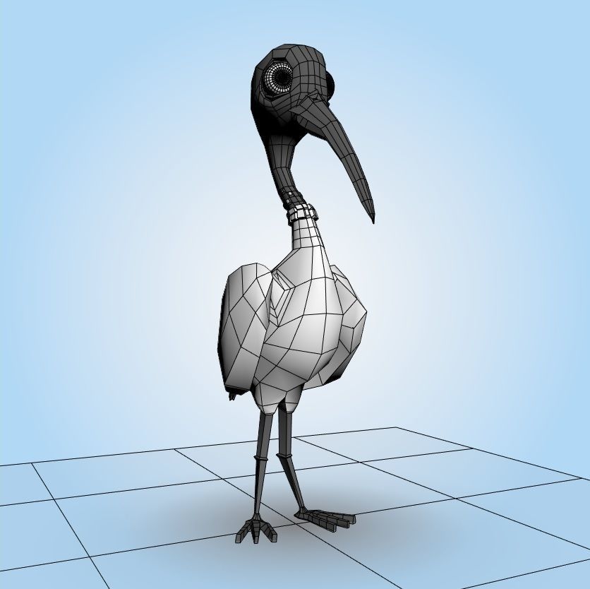Ibis Bird 3D model | CGTrader