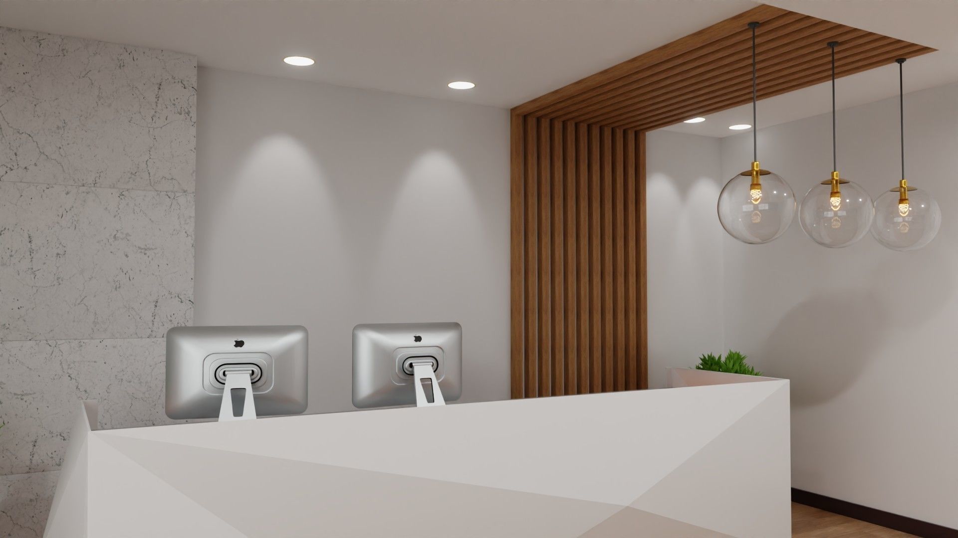 Reception Desk 3D model | CGTrader