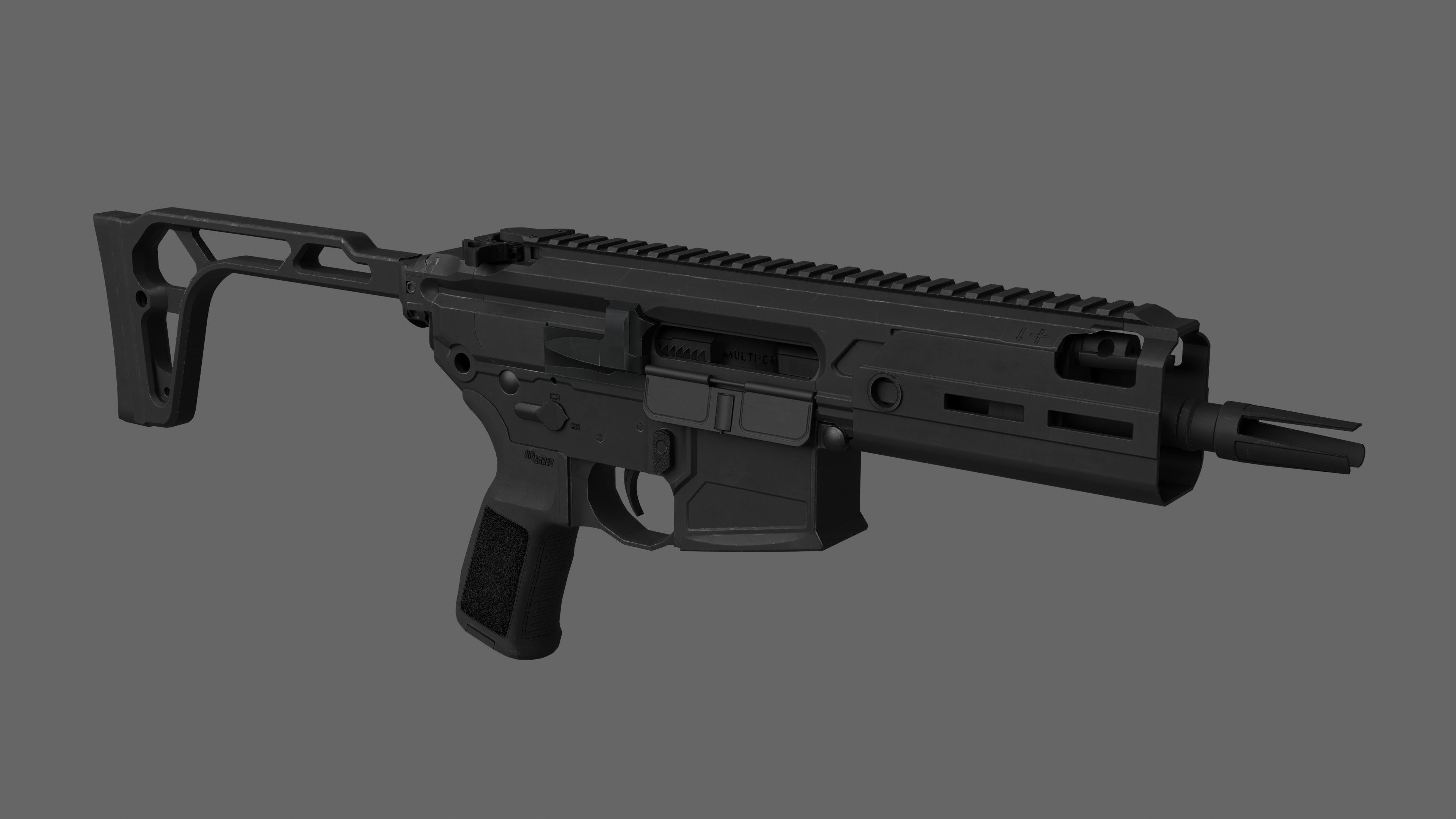 3D model SIG SAUER MCX Rattler VR / AR / low-poly | CGTrader