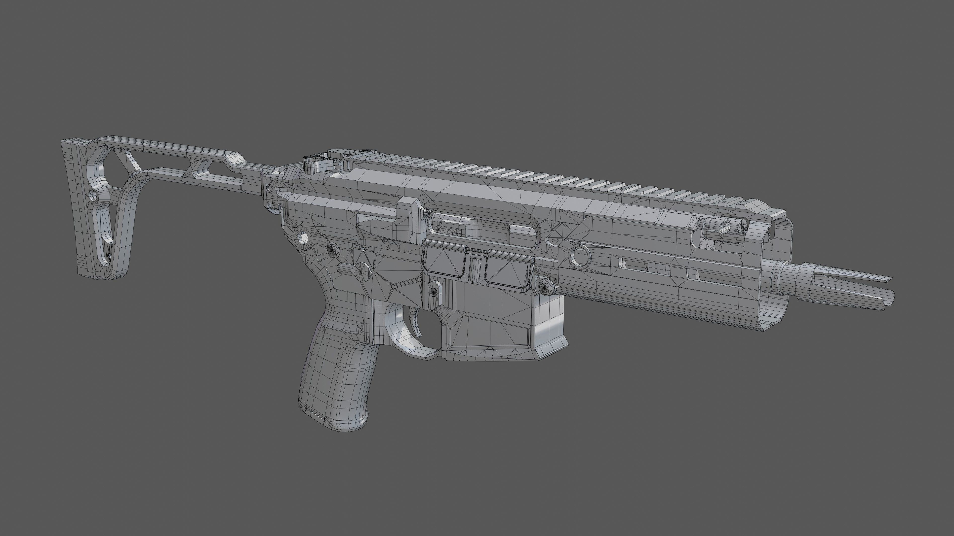 3D model SIG SAUER MCX Rattler VR / AR / low-poly | CGTrader