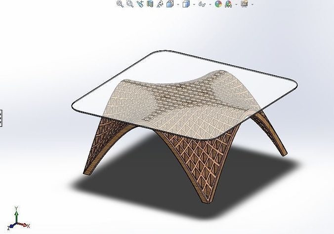 solidwork furniture table 3D model | CGTrader