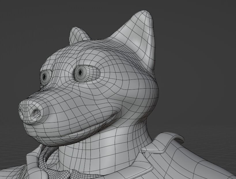 3D model Rigged Anthro Wolf with Rigify Rig VR / AR / low-poly | CGTrader