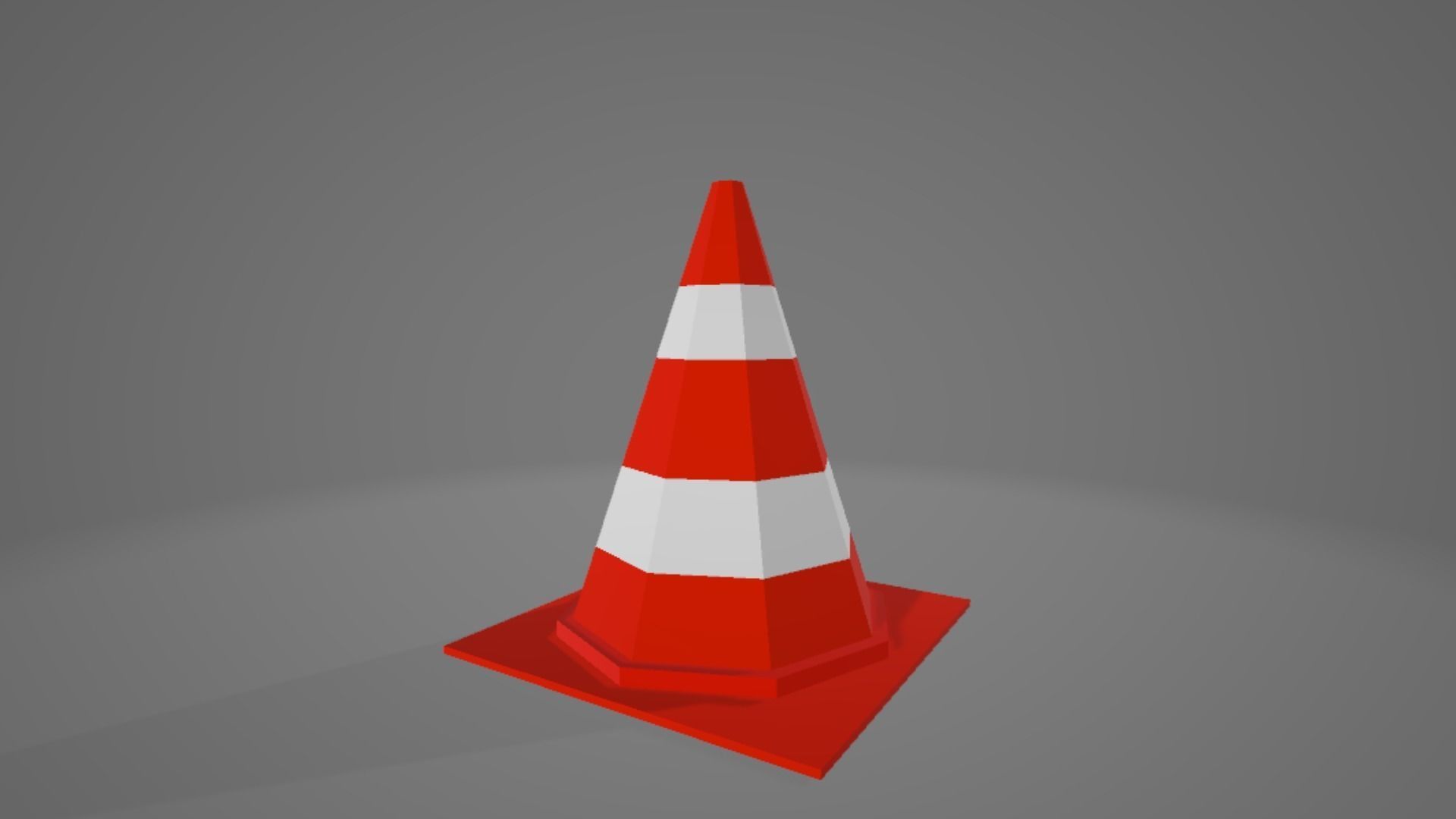 3D model Low Poly Traffic Cone VR / AR / low-poly | CGTrader