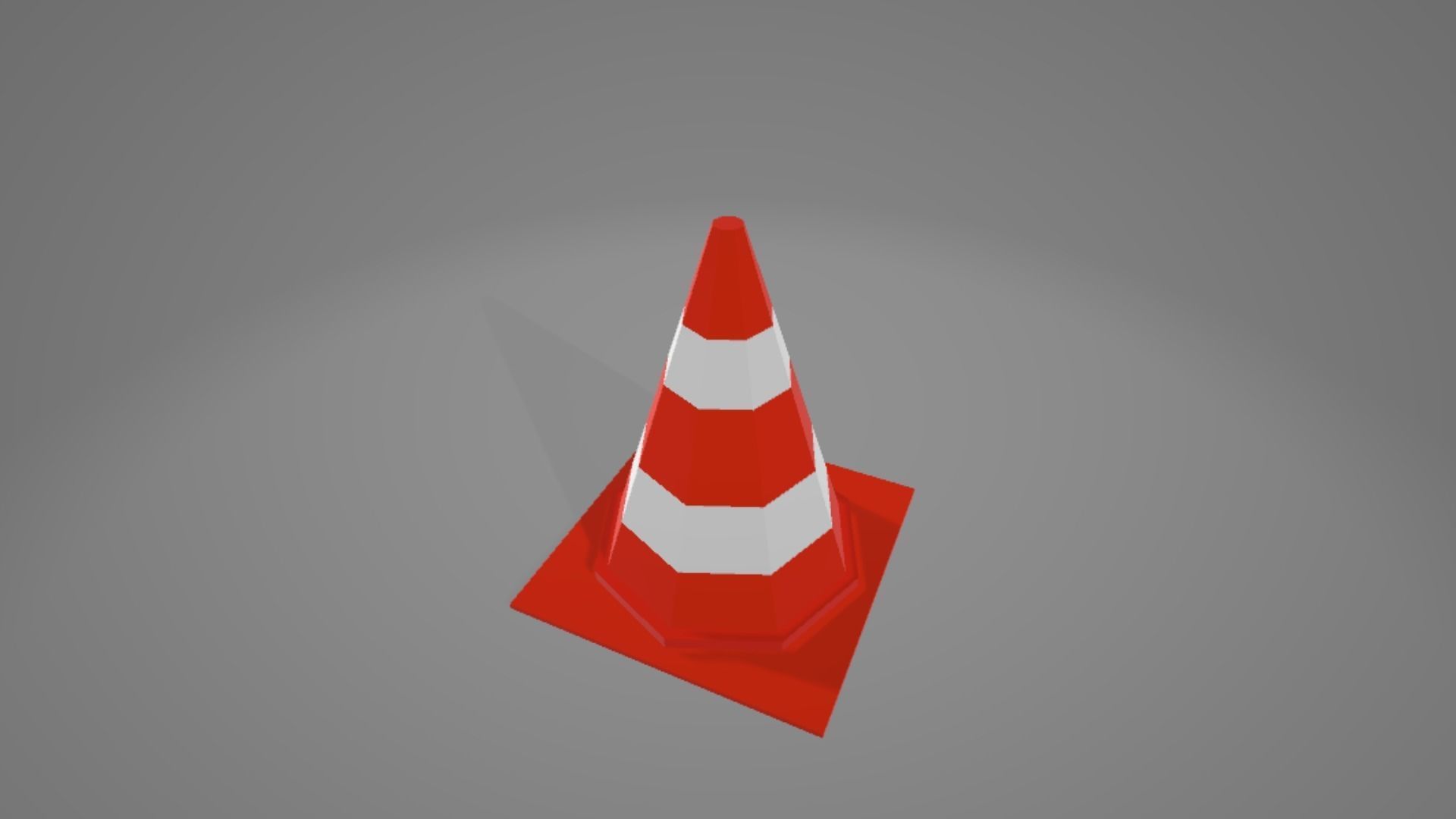 3D model Low Poly Traffic Cone VR / AR / low-poly | CGTrader