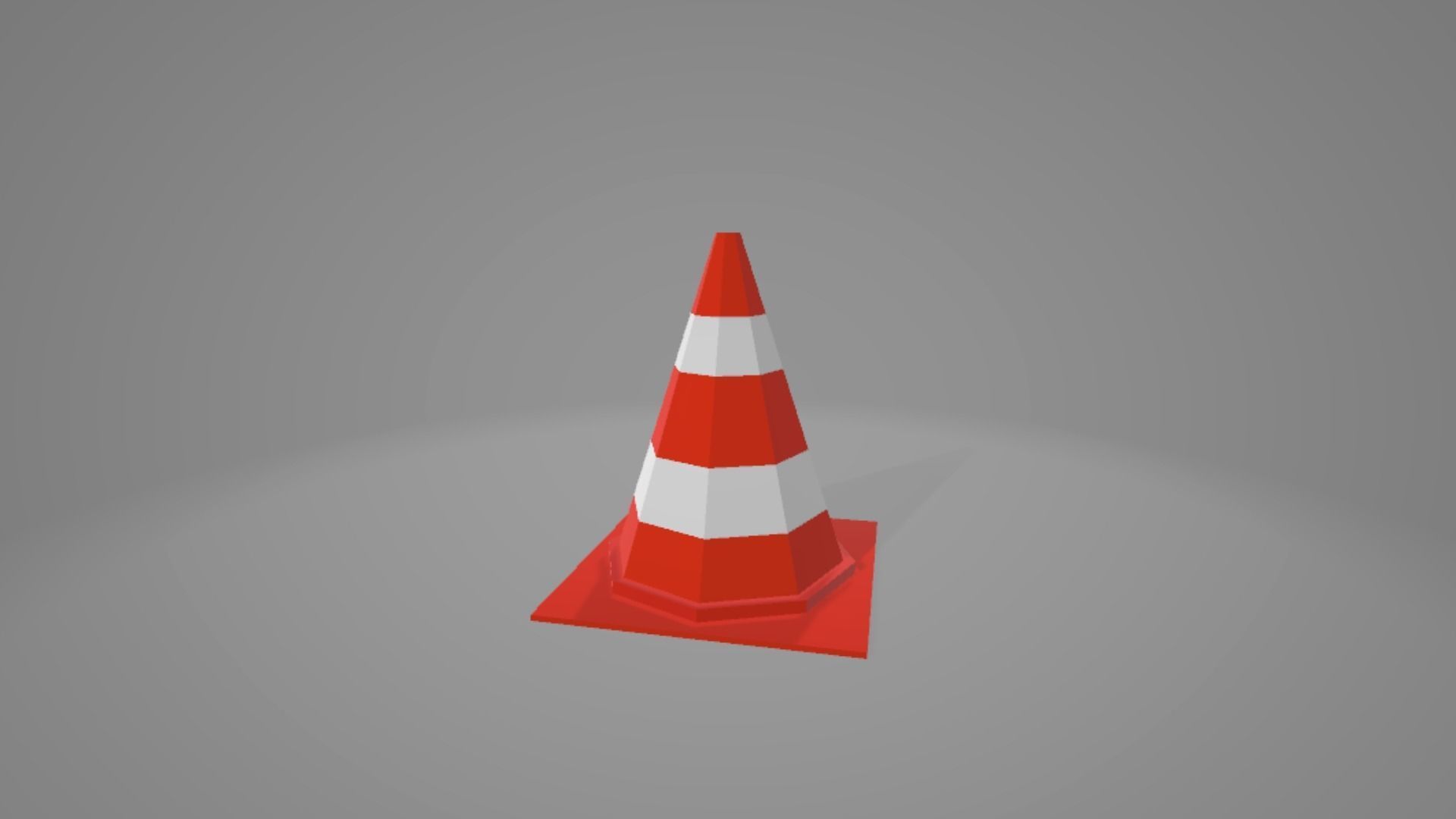 3D model Low Poly Traffic Cone VR / AR / low-poly | CGTrader