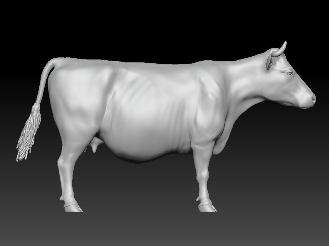 COW farm 3D model 3D printable | CGTrader