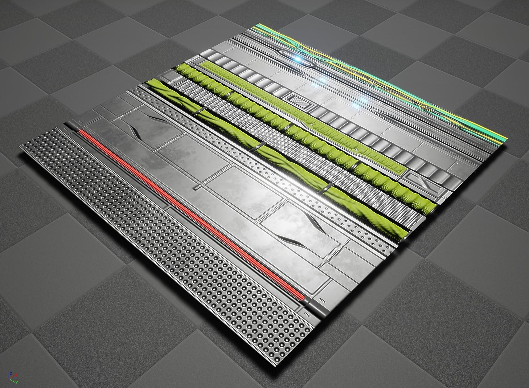 Sci fi Trimsheets 5 Packs Texture | CGTrader