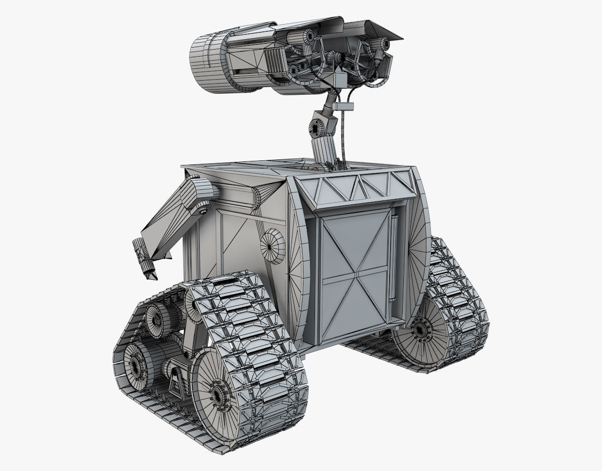Wall-E - Droid - Robot 3D model | CGTrader