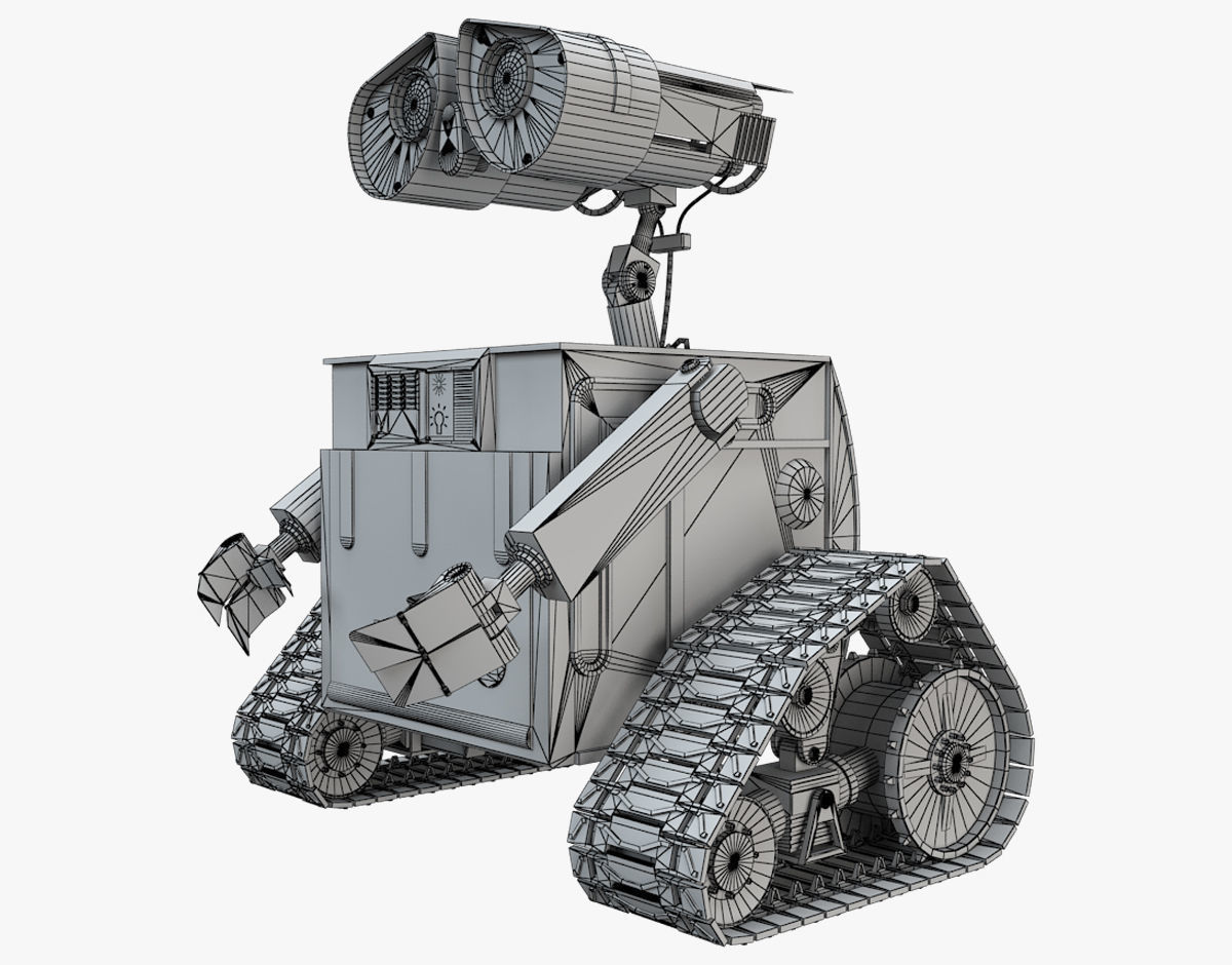Wall-E - Droid - Robot 3D model | CGTrader