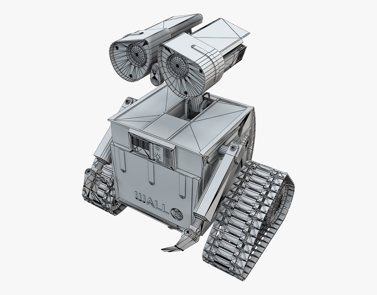 Wall-E - Droid - Robot 3D model | CGTrader