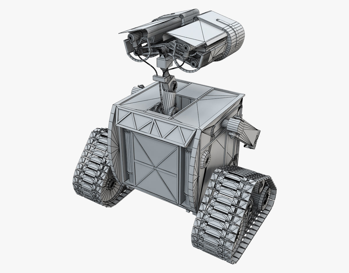 Wall-E - Droid - Robot 3D model | CGTrader