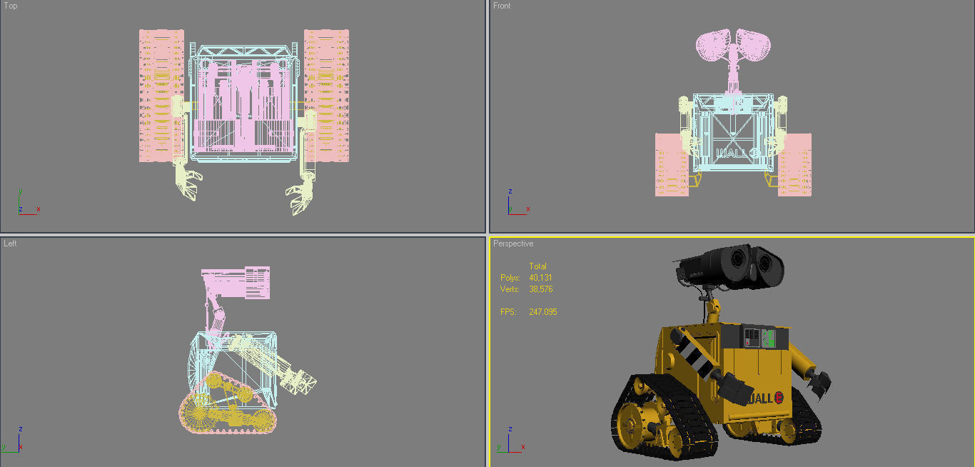 Wall-E - Droid - Robot 3D model | CGTrader