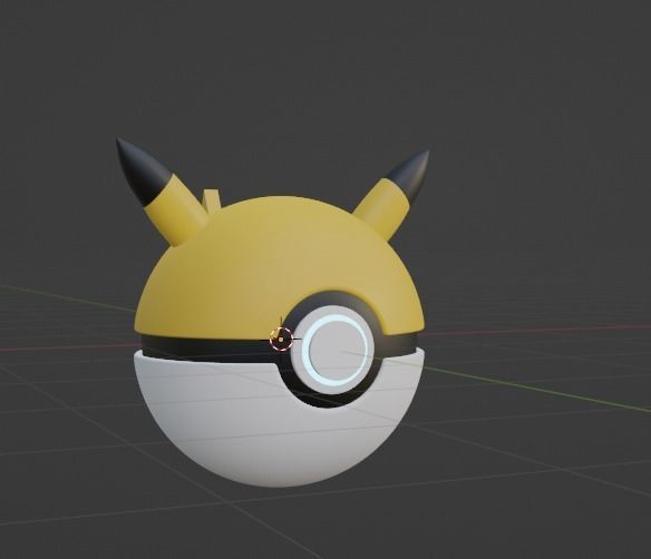 Pikachu Pokeball free 3D model | CGTrader