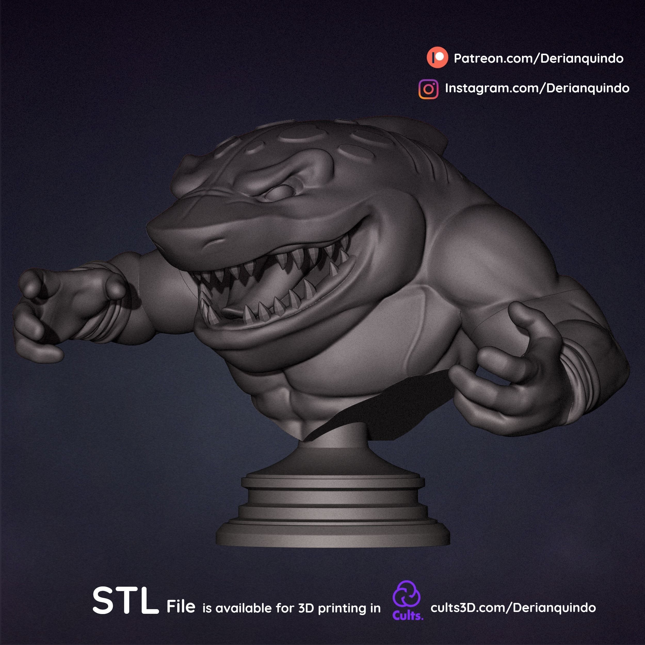 Street Sharks Bust Collection | CGTrader