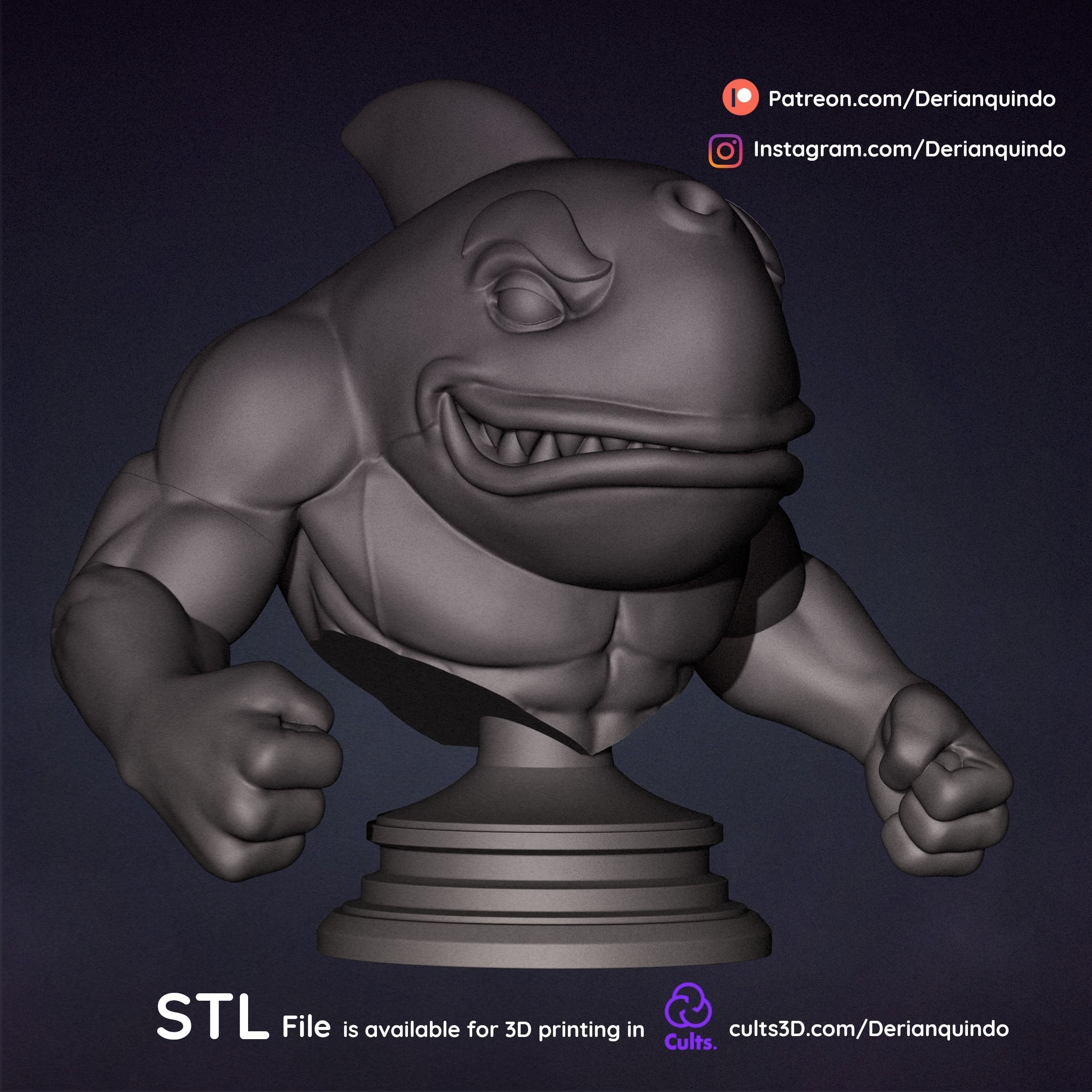 Street Sharks Bust Collection | CGTrader