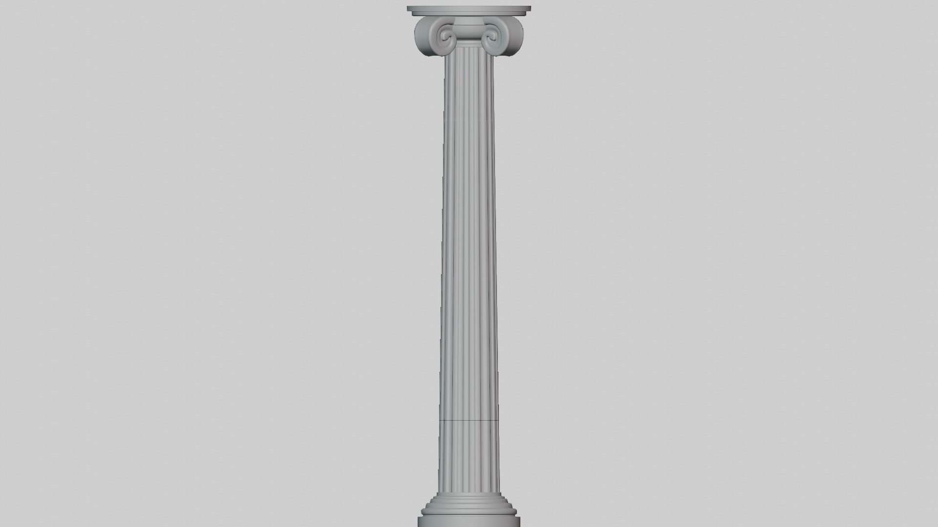 Roman Pillar Model 3D model | CGTrader
