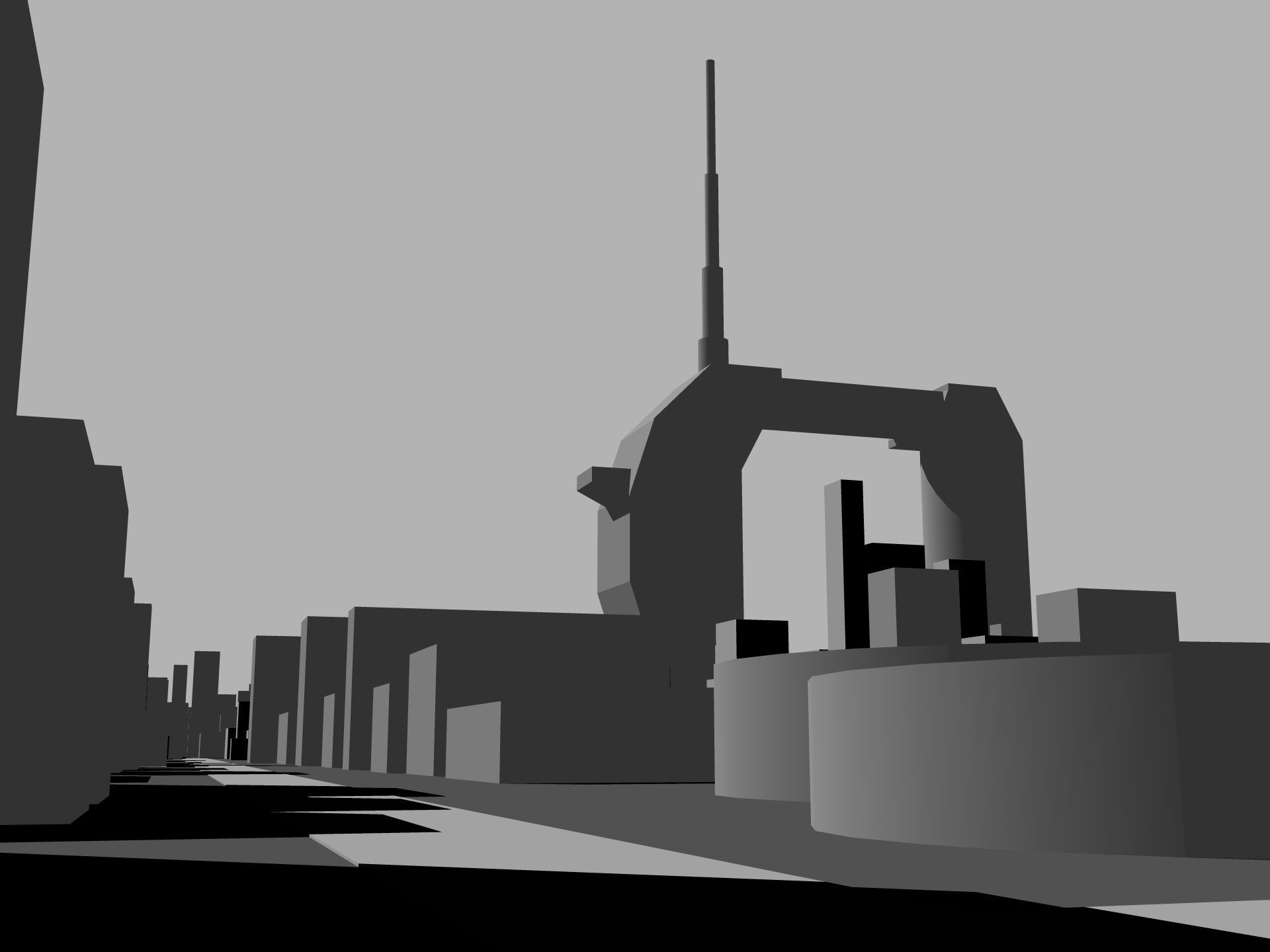 A Simple City free 3D model | CGTrader