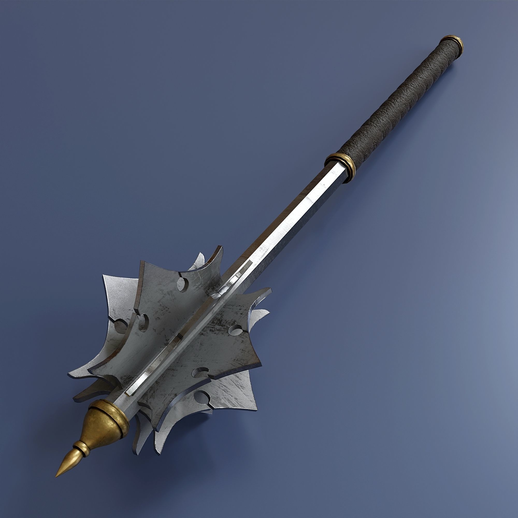 3D model Set of five maces VR / AR / low-poly | CGTrader