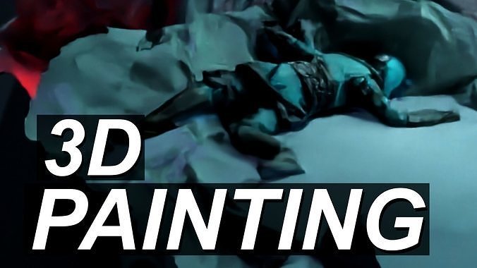 3D scene as a painting free 3D model | CGTrader