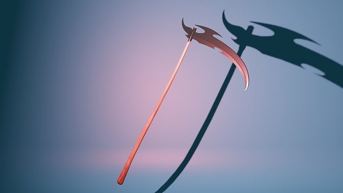 3D model Scythe VR / AR / low-poly | CGTrader