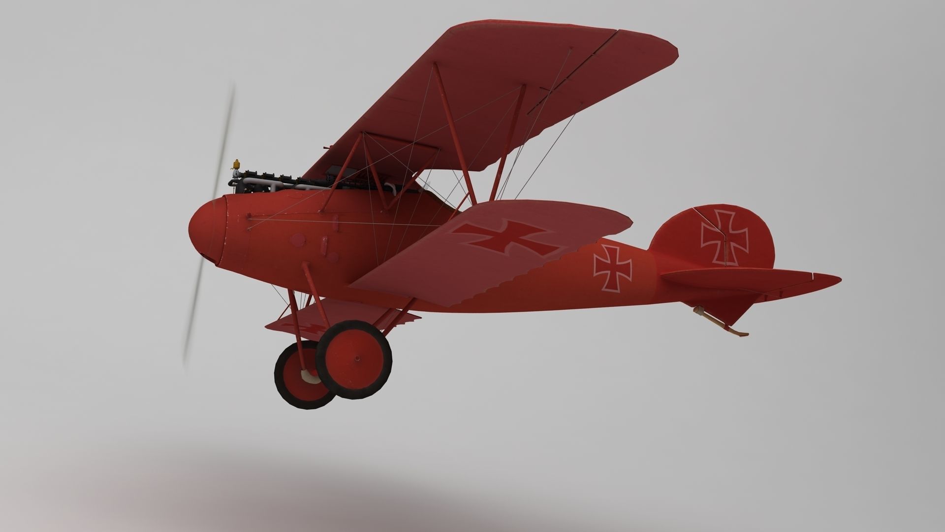3D model Albatros DVA VR / AR / low-poly | CGTrader