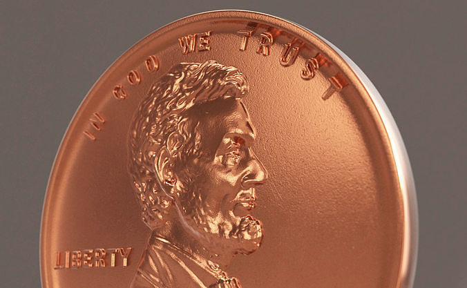 Lincoln Penny 2023 3D model | CGTrader