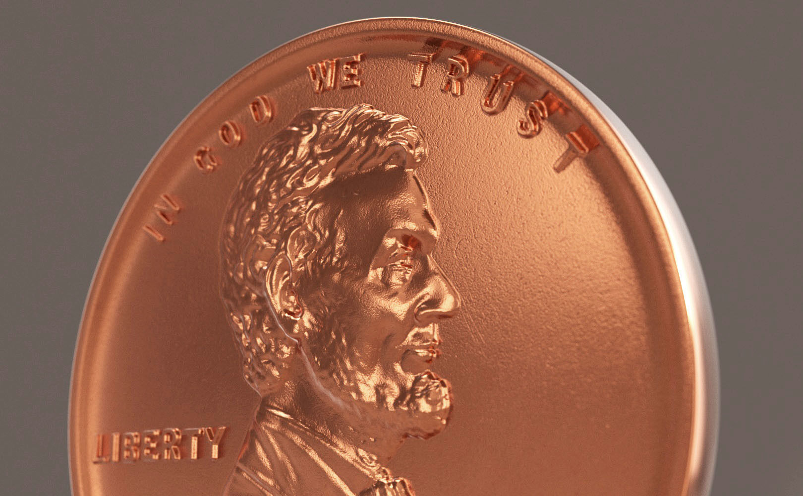 Lincoln Penny 2023 3D model | CGTrader