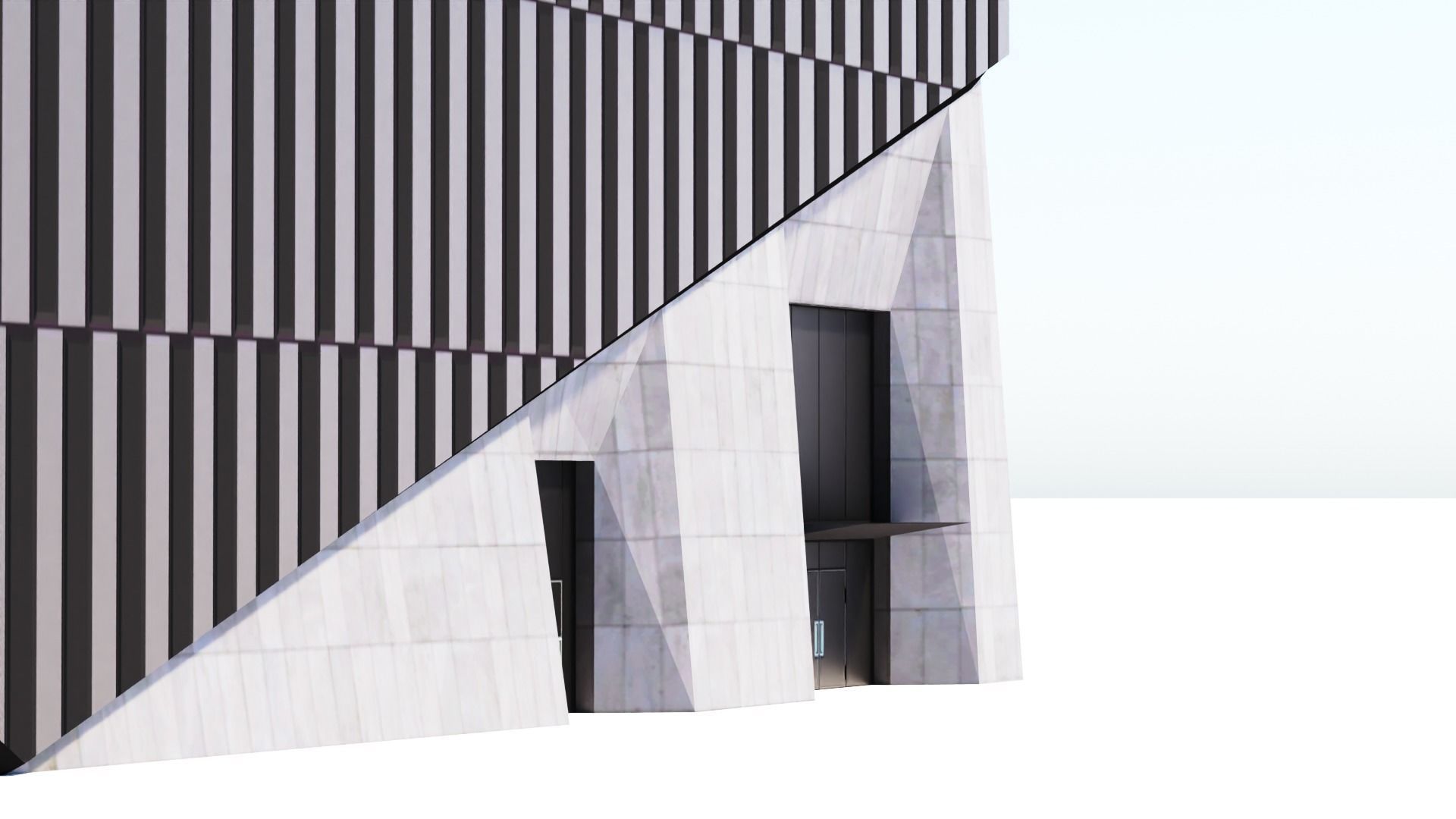 3D model 15 Hudson Yards Building VR / AR / low-poly | CGTrader
