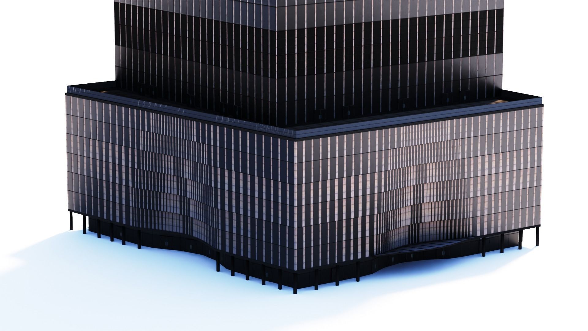 3D model 35 Hudson Yards Building VR / AR / low-poly | CGTrader
