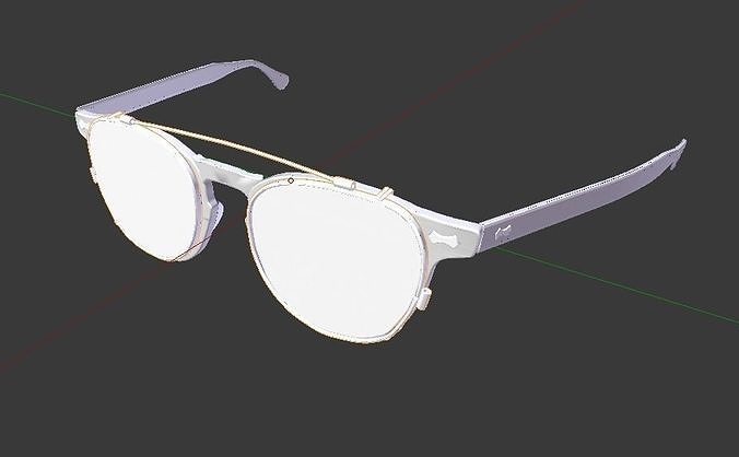 Glasses with Shades free 3D model | CGTrader