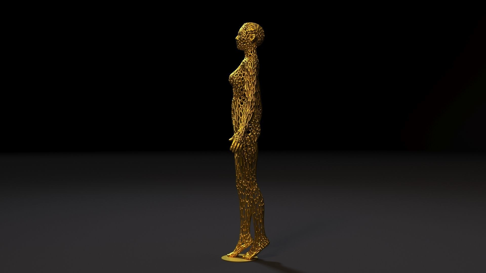 Woman statue 3D model 3D printable | CGTrader