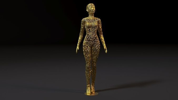 Woman statue 3D model 3D printable | CGTrader