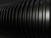 4 Foot by 1 Foot Black Corrugated Tube free 3D model | CGTrader